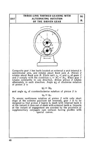 Mechanisms in Modern Engineering Design, Volume 3 Gear Mechanisms | PDF