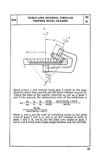 Mechanisms in Modern Engineering Design, Volume 3 Gear Mechanisms | PDF