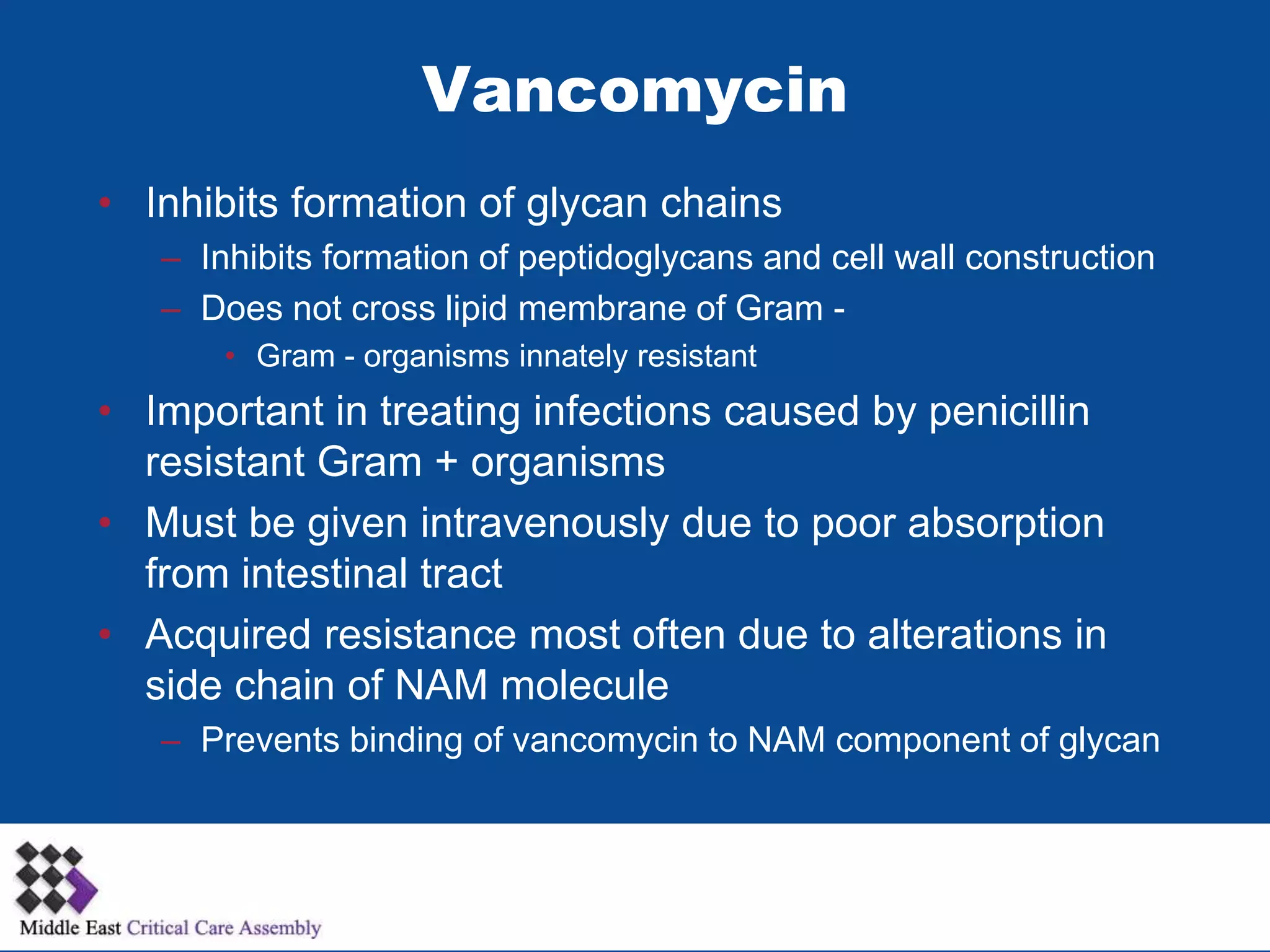 Antibiotic Mechanisms of Action | PPTX