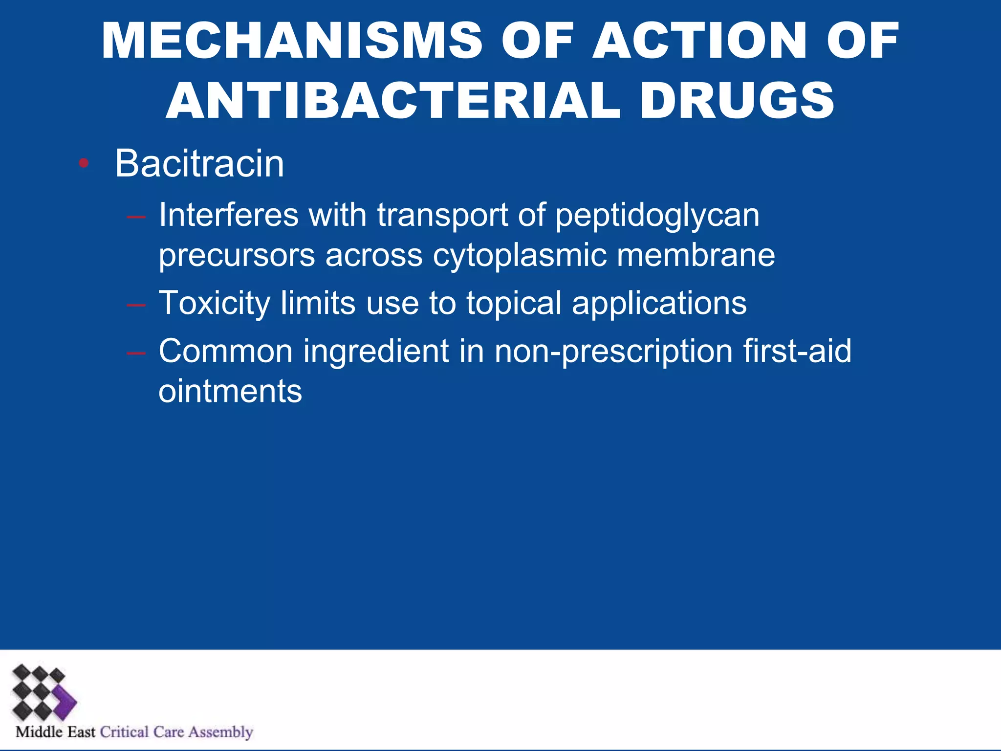 Antibiotic Mechanisms of Action | PPTX