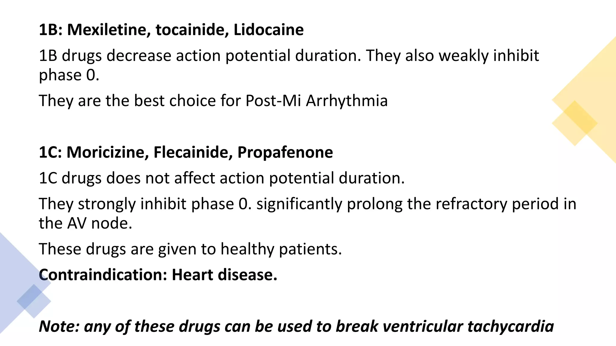 Mechanisms of action and use of blockers of sodium channels | PPTX