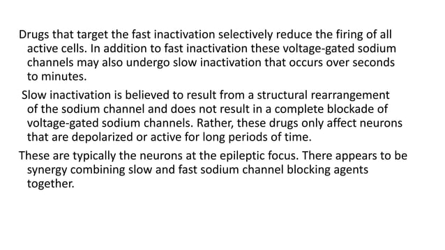 Mechanisms of action and use of blockers of sodium channels | PPTX