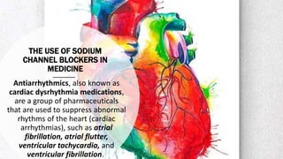 Mechanisms of action and use of blockers of sodium channels | PPTX