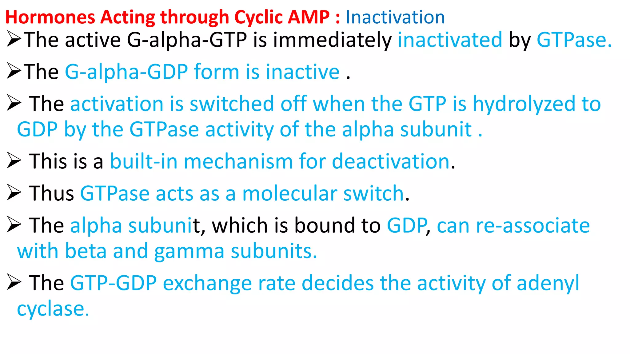Mechanisms of action of hormones and signaling molecules | PPTX