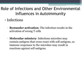 Mechanisms of autoimmunity | PPTX
