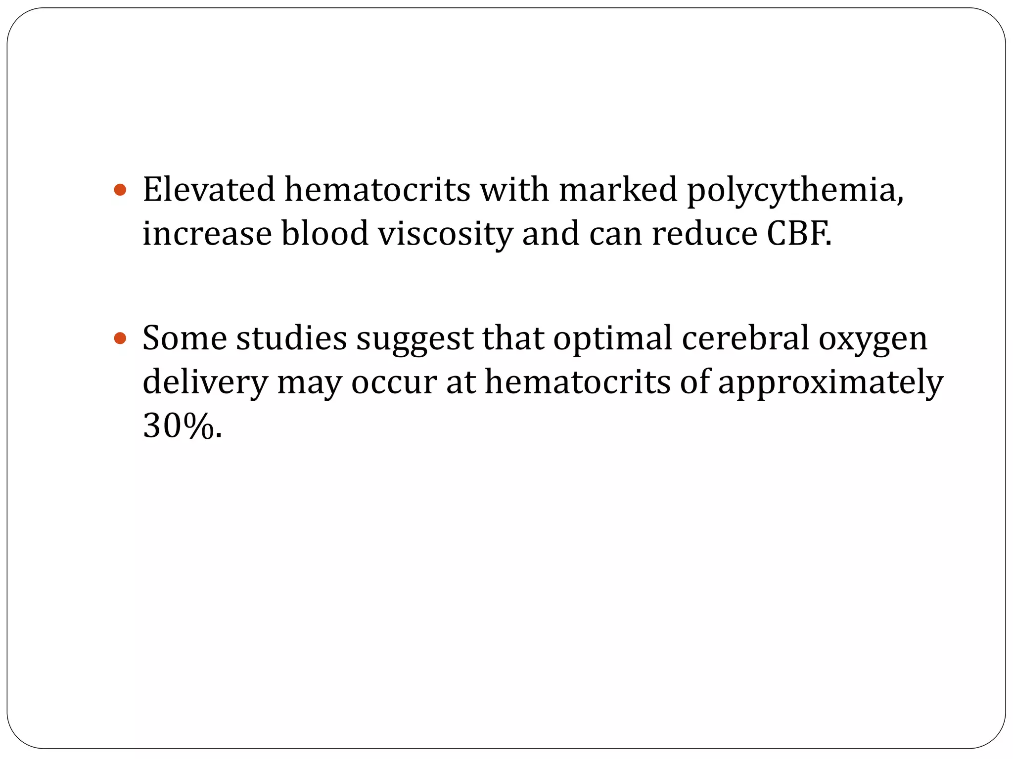 Mechanisms of cerebral injury and cerebral protection | PPTX