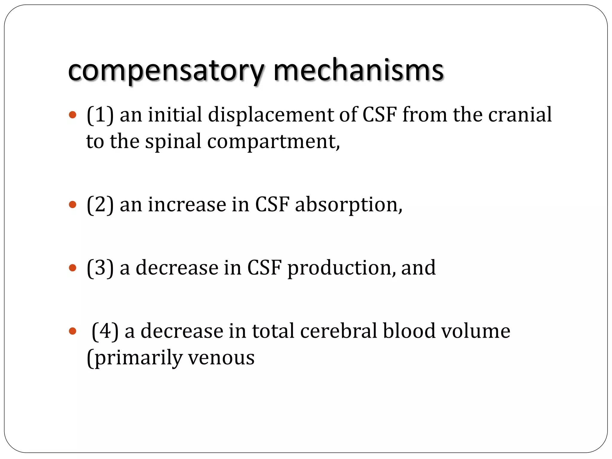 Mechanisms of cerebral injury and cerebral protection | PPTX