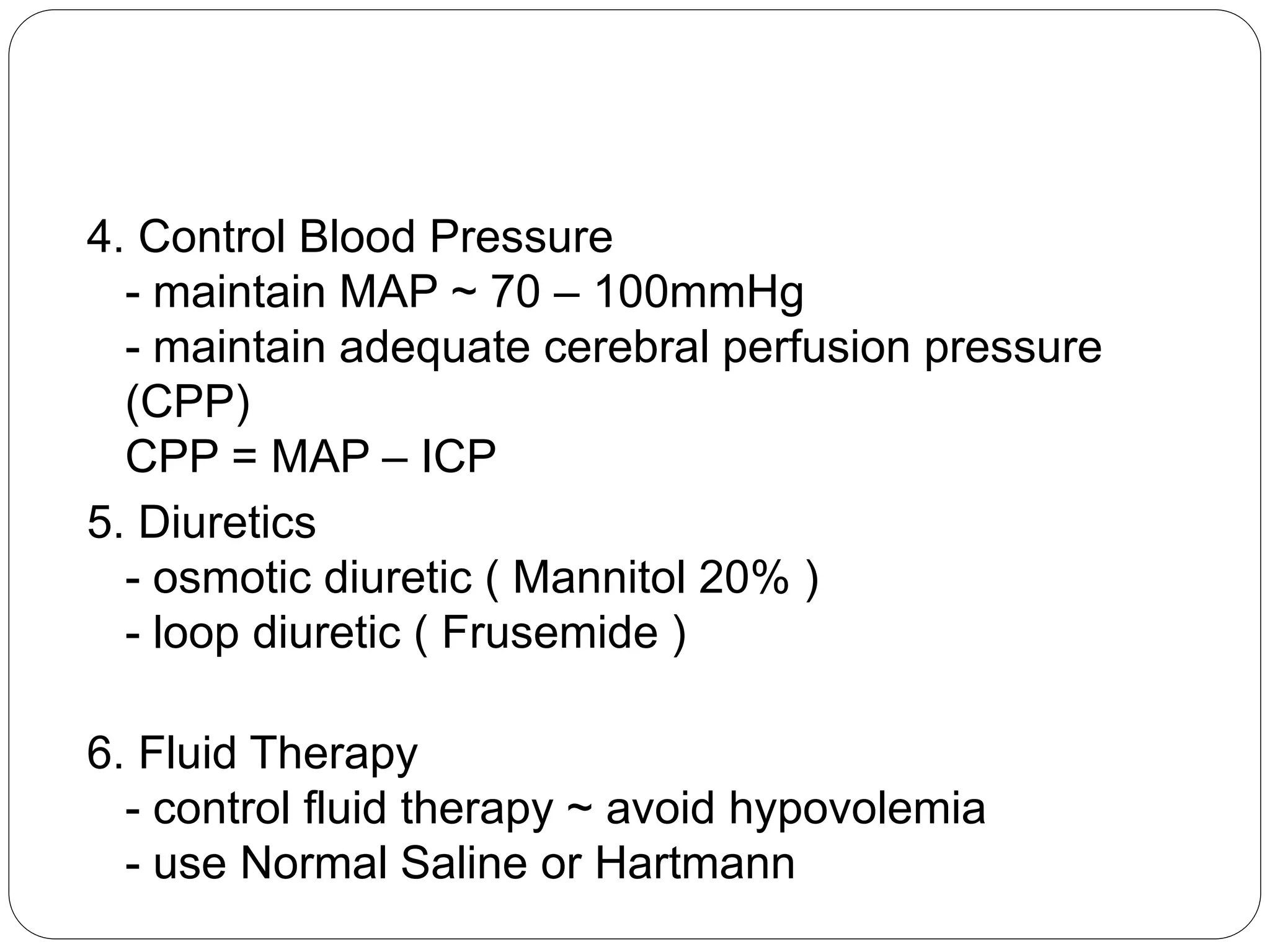 Mechanisms of cerebral injury and cerebral protection | PPTX