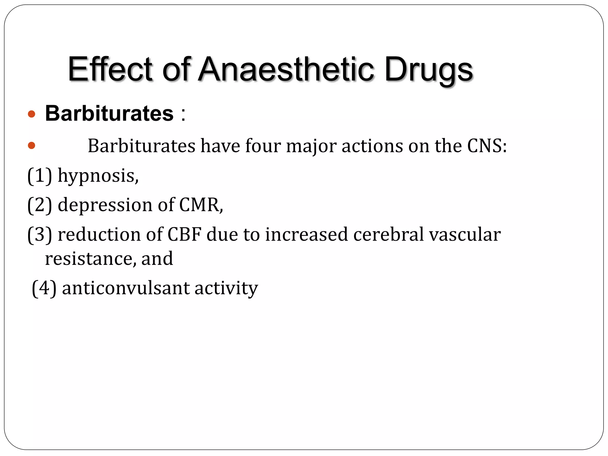 Mechanisms of cerebral injury and cerebral protection | PPTX