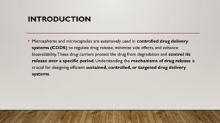 Mechanisms of drug release from microspheres and microcapsules.pptx