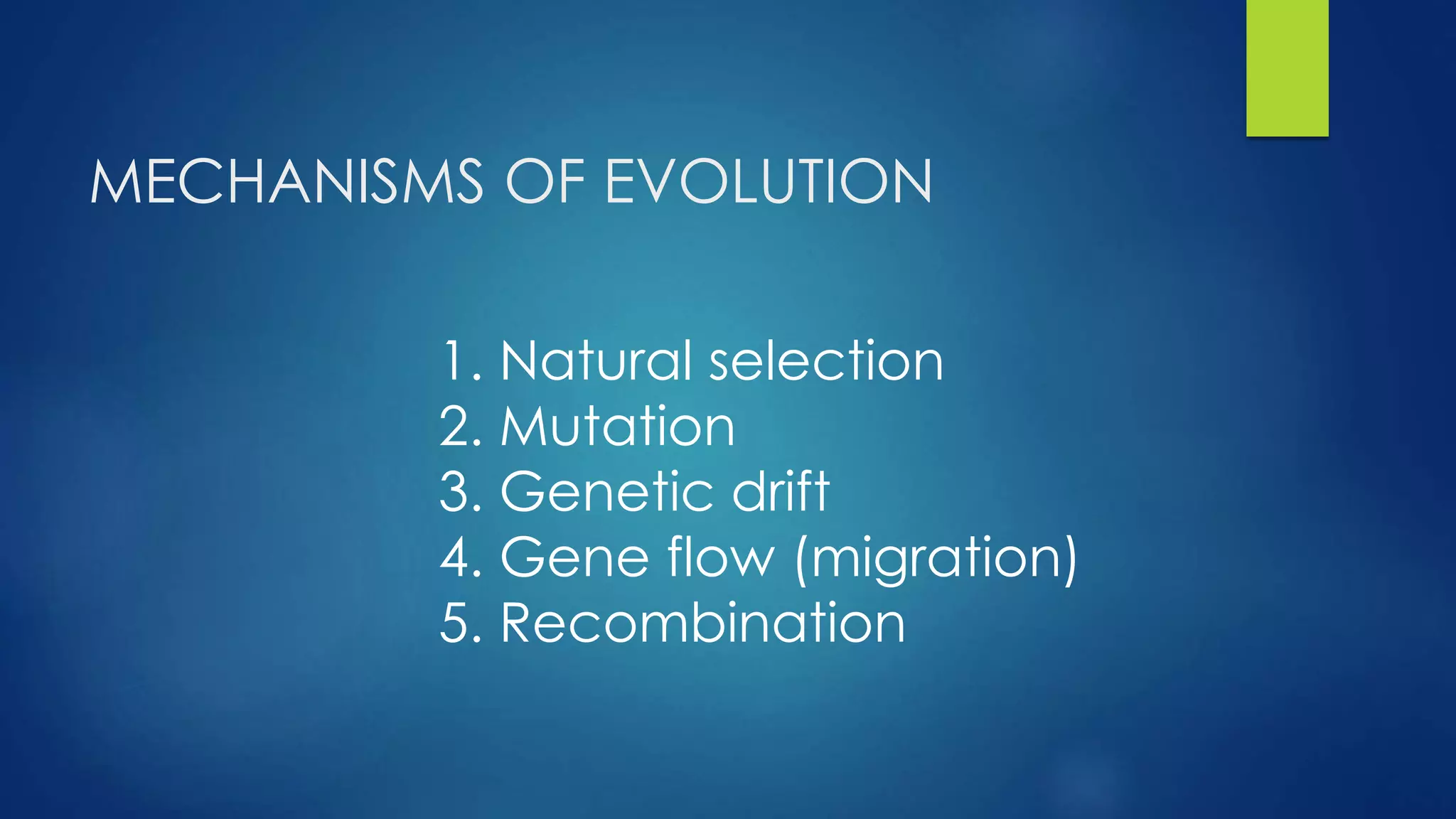 Mechanisms of Evolution.pptx