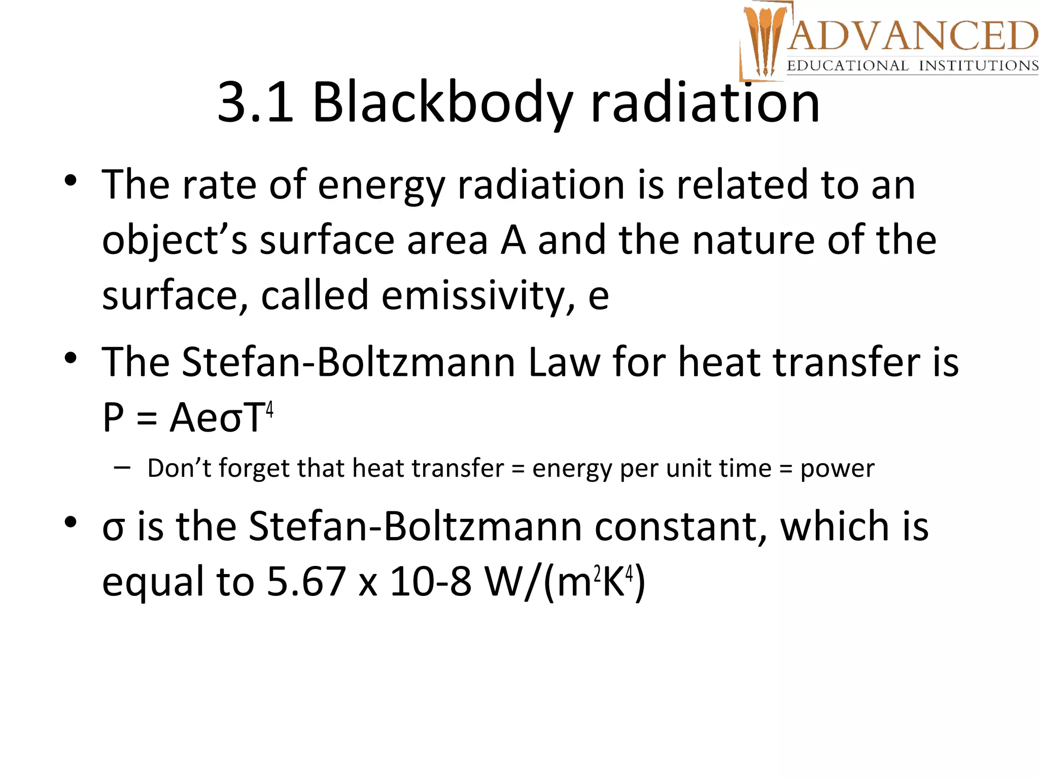 Mechanisms of heat transfer | PPT