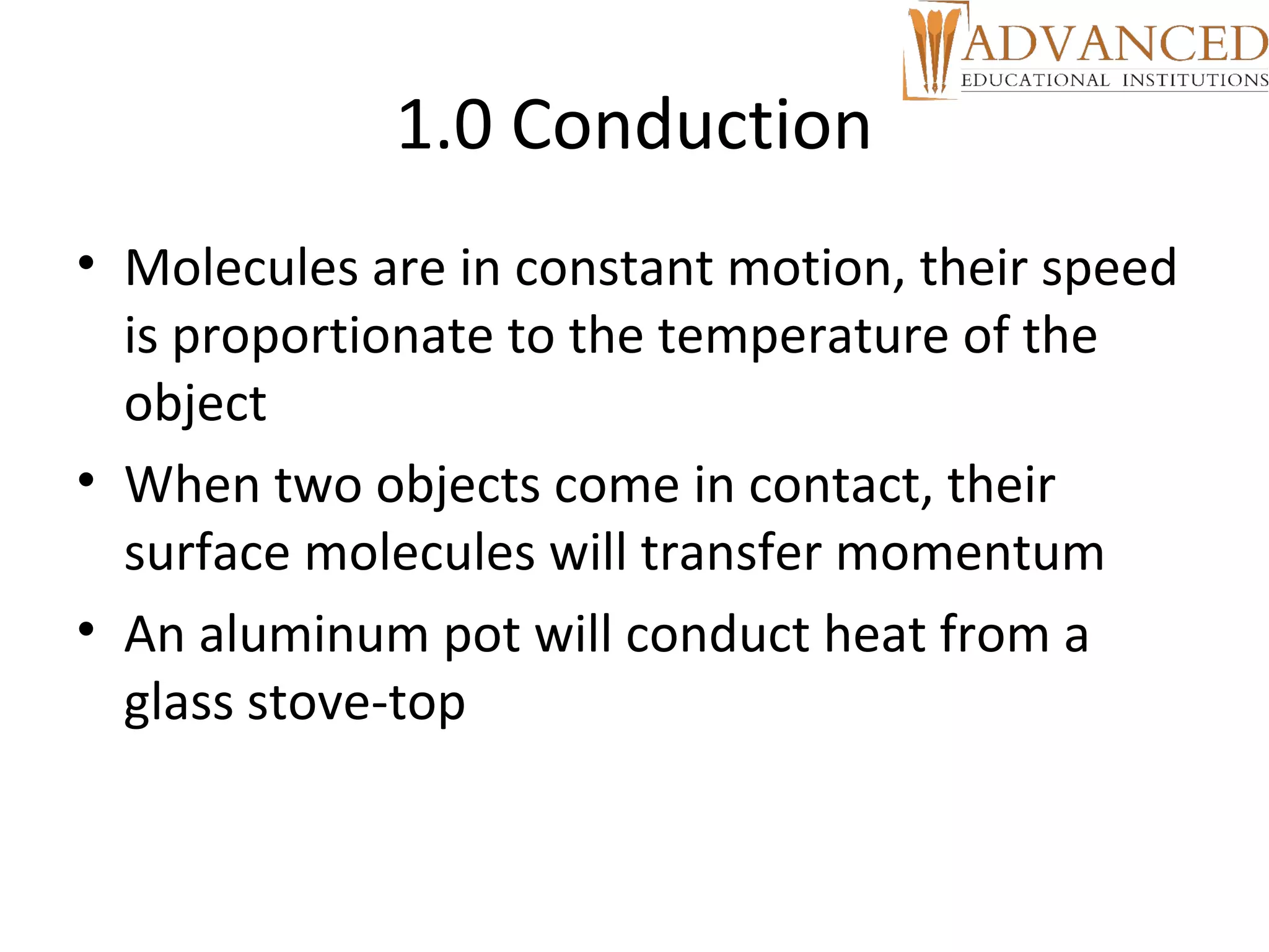 Mechanisms of heat transfer | PPT