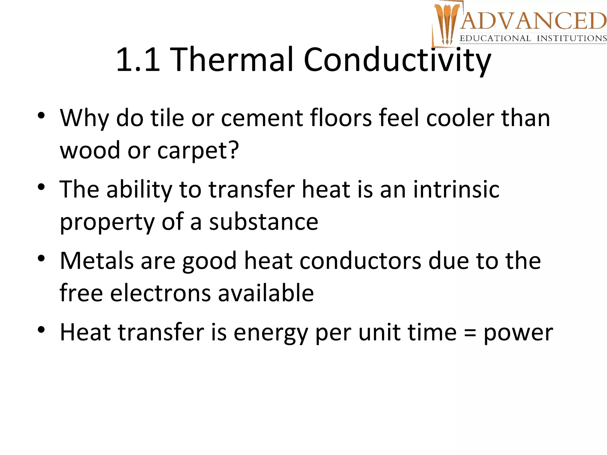Mechanisms of heat transfer | PPT