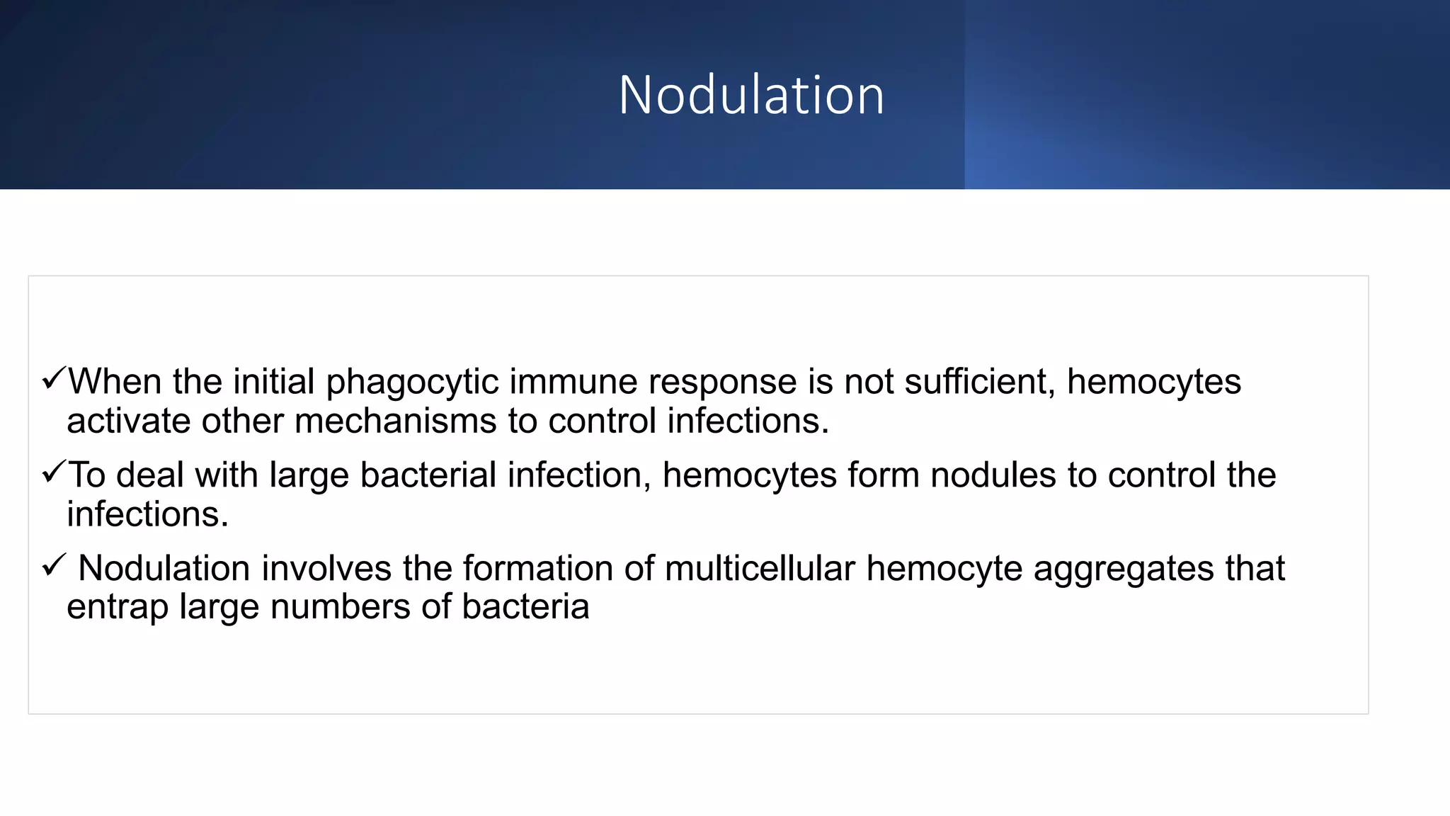 Mechanisms of innate immunity in invertebrates (hemocytes) | PPTX