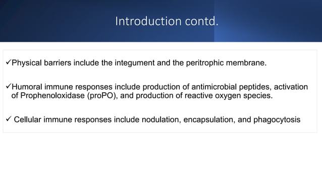 Mechanisms of innate immunity in invertebrates (hemocytes) | PPTX ...