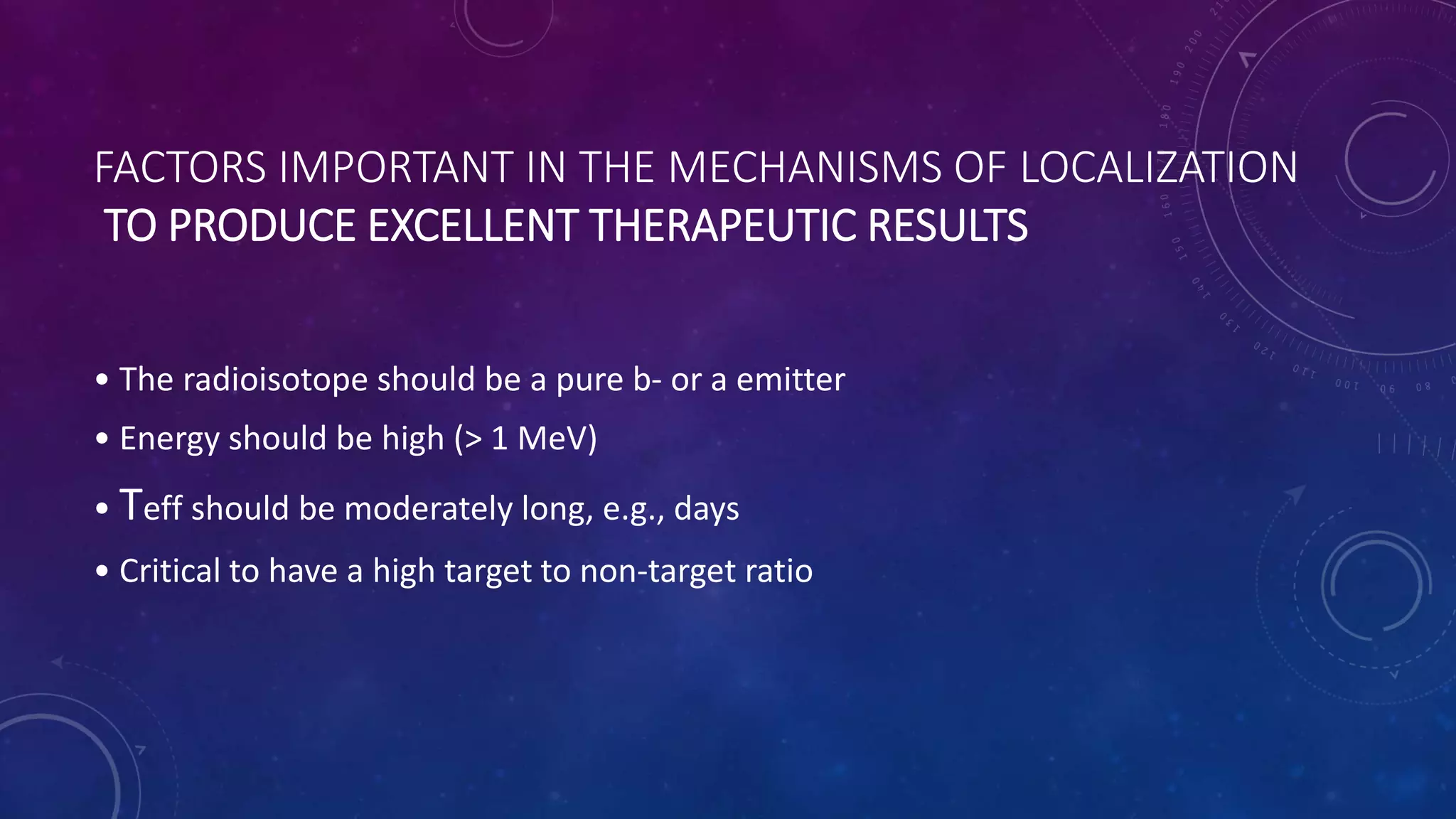 Mechanisms of radiopharmaceutical localization | PPTX