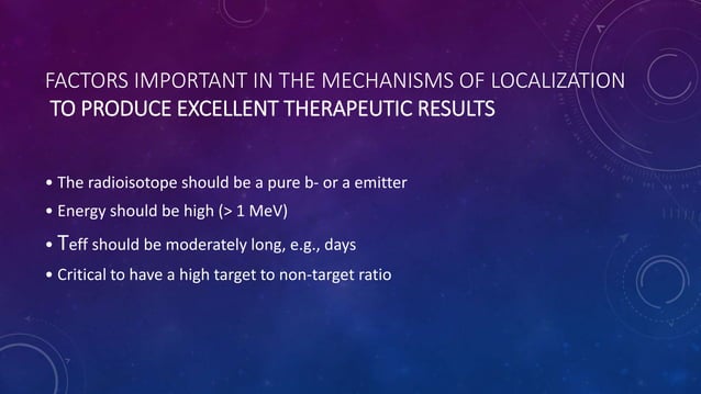 Mechanisms of radiopharmaceutical localization | PPTX | Chemistry | Science