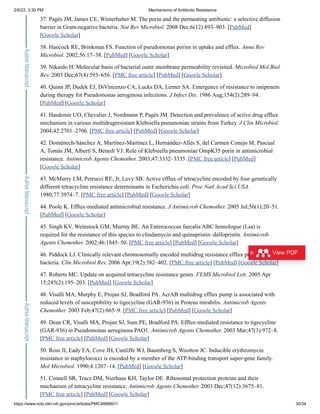 Mechanisms of resistance review paper | PDF