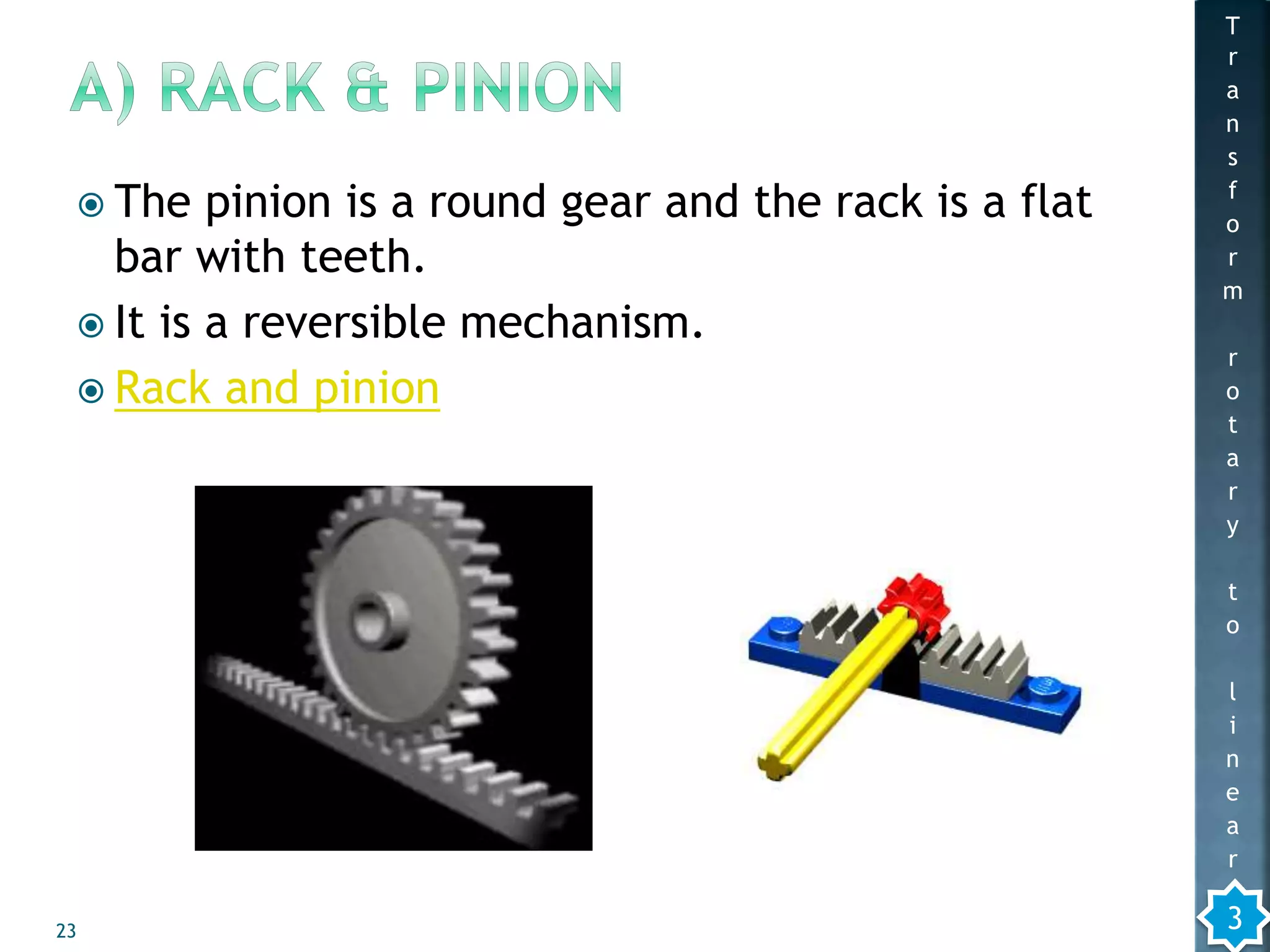 Mechanisms unit 6 | PPTX