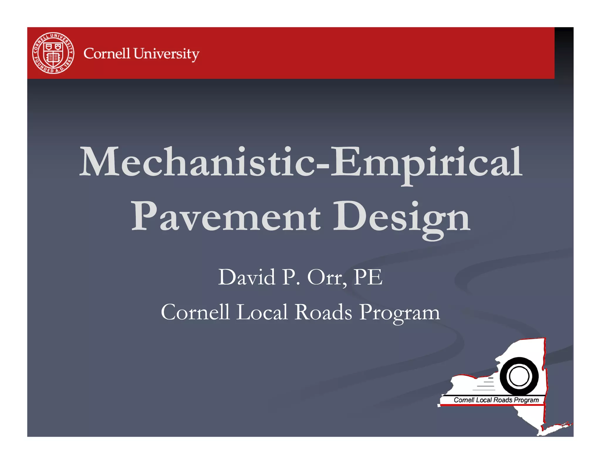 Mechanistic Empirical Pavement Design | PDF