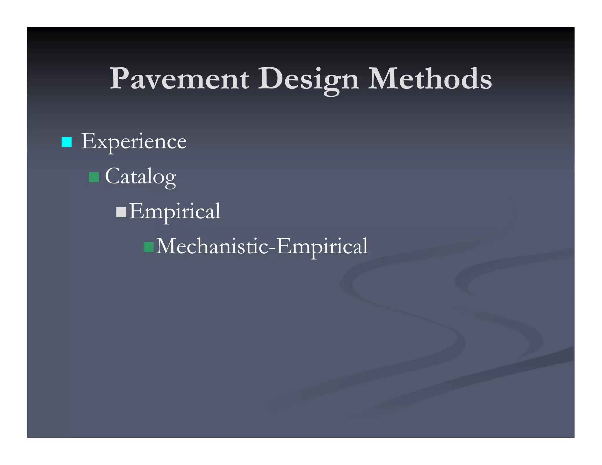 Mechanistic Empirical Pavement Design | PDF