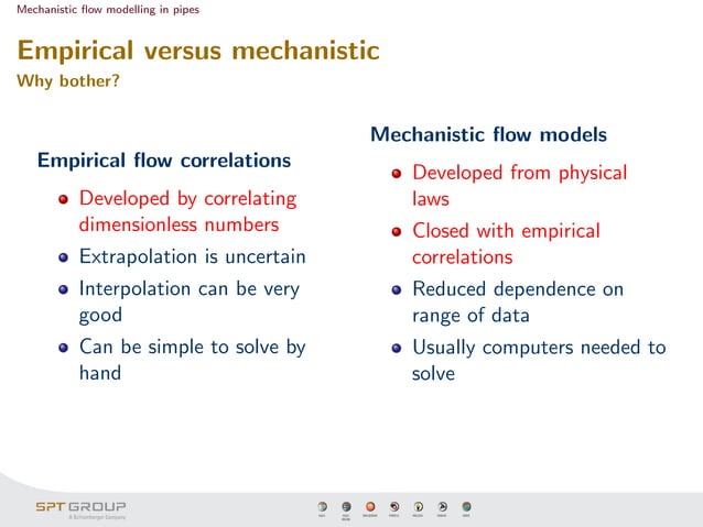 Mechanistic flow modelling in pipes | PPT