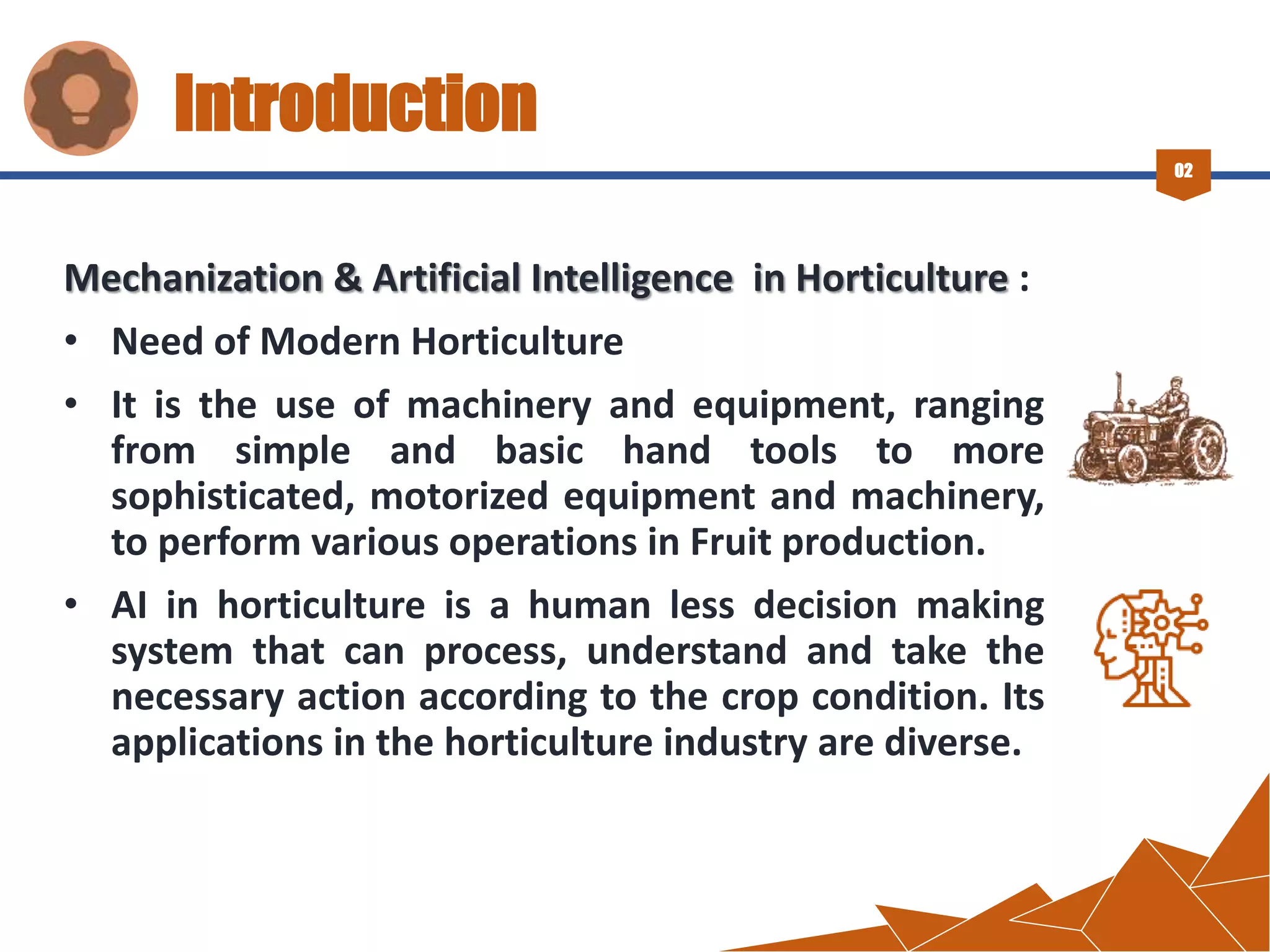 Mechanization and Artificial Intelligence in Horticulture.pptx