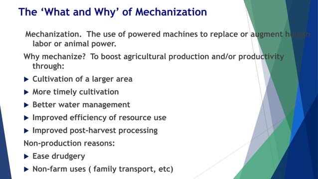 Mechanization and Agricultural Productivity in Asia: Alternative ...