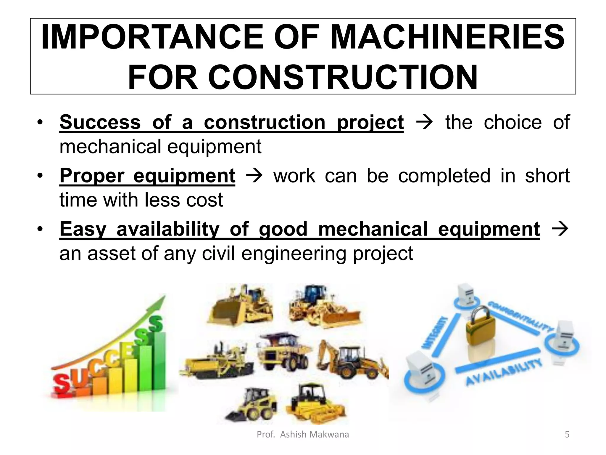 Mechanization in construction_Advanced Construction Technology ...