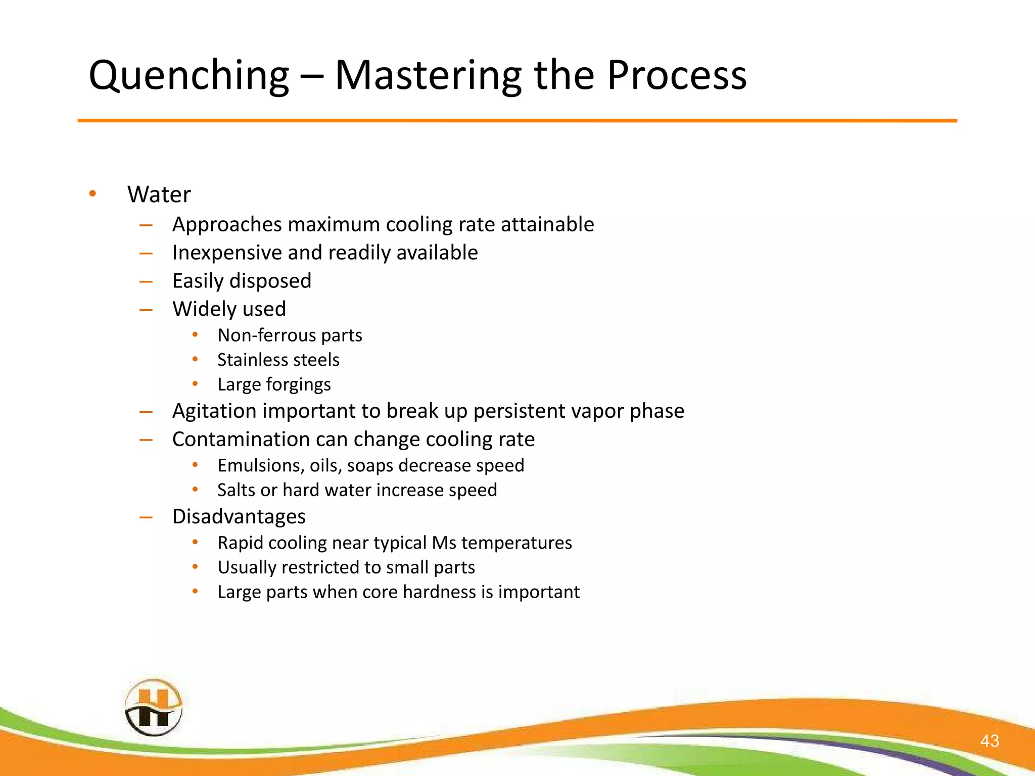 Heat Treating: The How and Why of Quenching Metal Parts | PPT