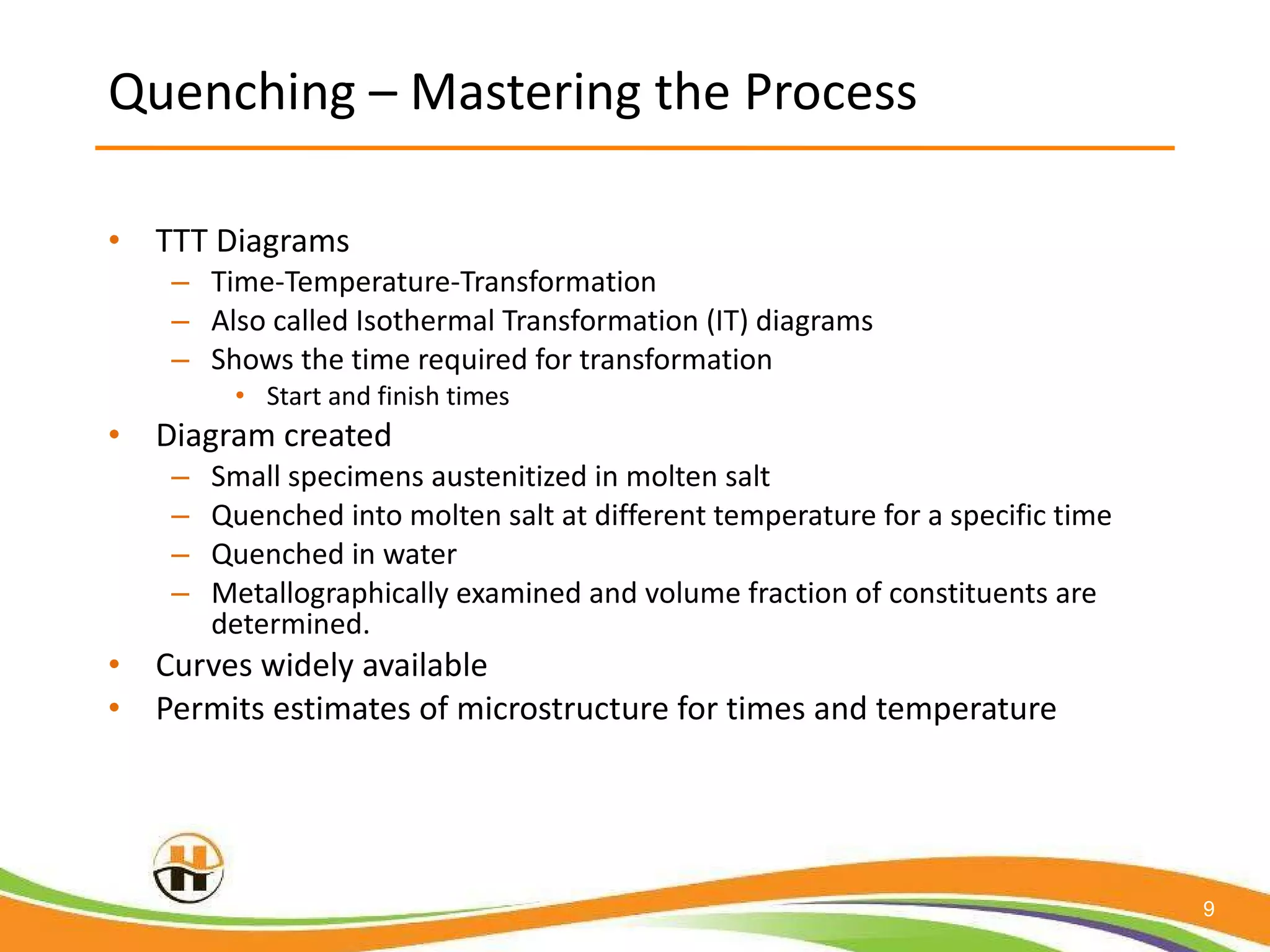 Heat Treating: The How and Why of Quenching Metal Parts | PPT