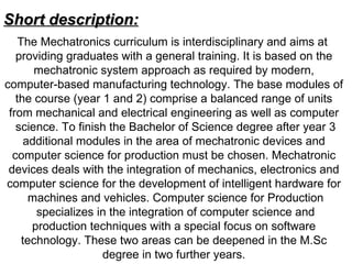 Mechatronic Career | PPT