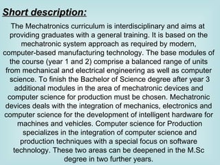 Mechatronic Career | PPT