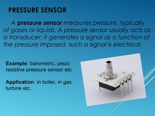 sensors (It`s type) | PPT