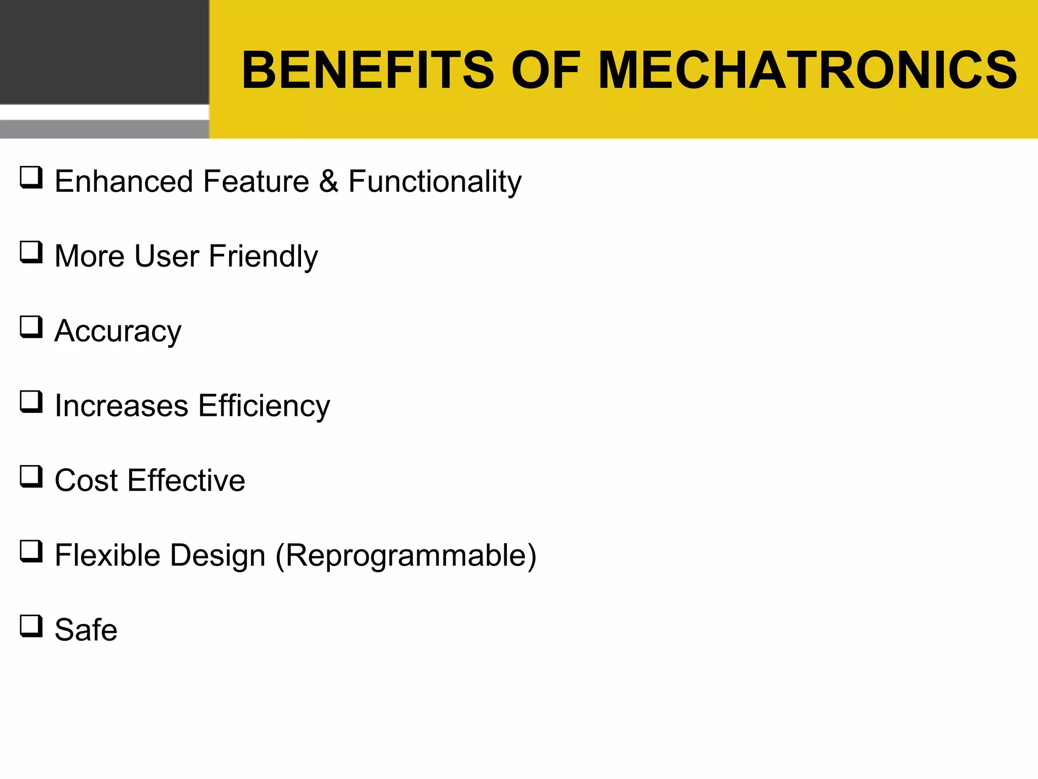 Mechatronics | PPT