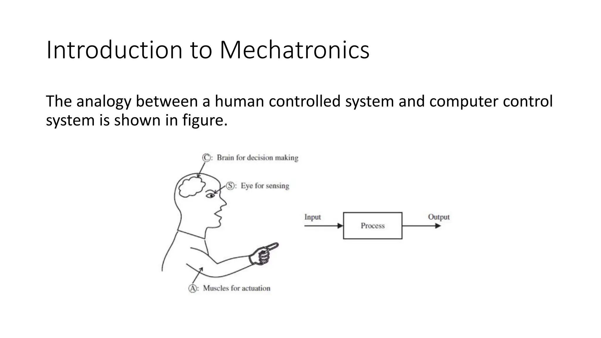 Introduction to Mechatronics Systems- An Overview | PPTX