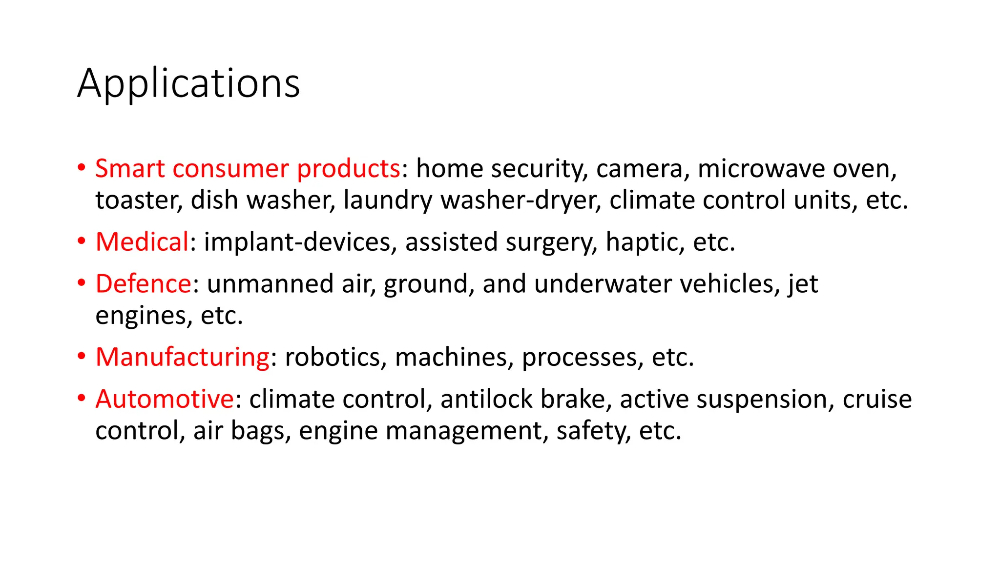 Introduction to Mechatronics Systems- An Overview | PPTX