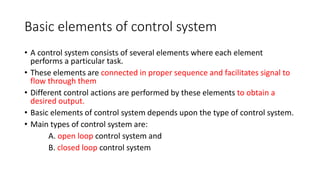 Introduction to Mechatronics Systems- An Overview | PPTX
