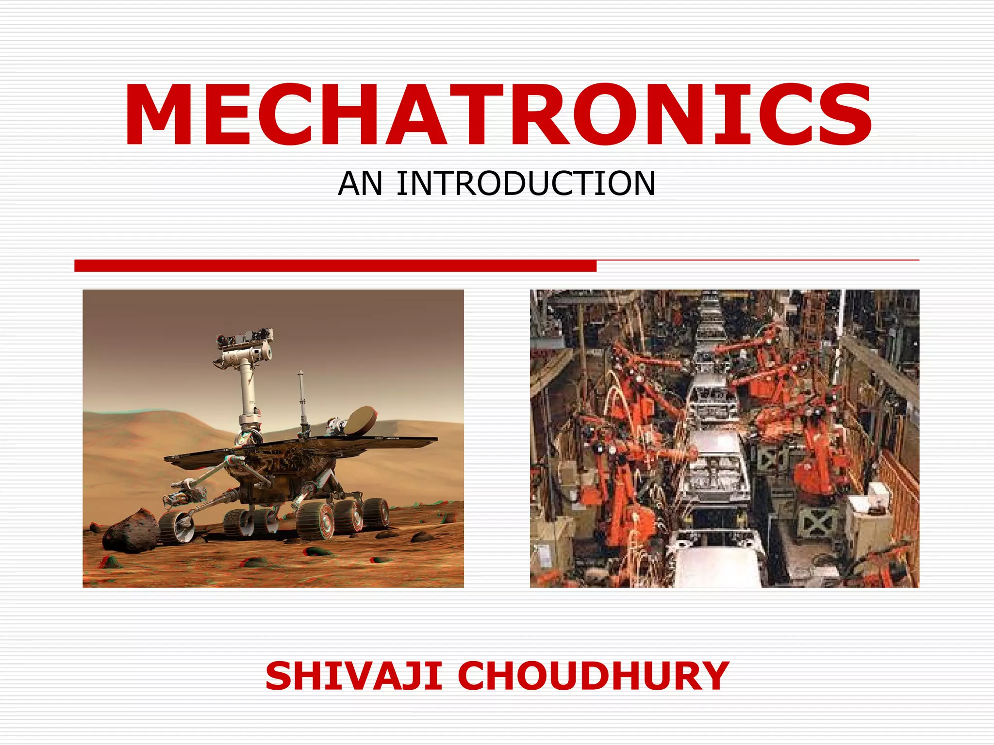 Mechatronics An Introduction | PPT