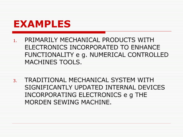 Mechatronics An Introduction | PPT