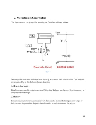 Mechatronics case study on Wireless Survillence Balloon | DOC