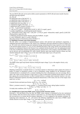 Mechatronics design of ball and beam system education and research | PDF