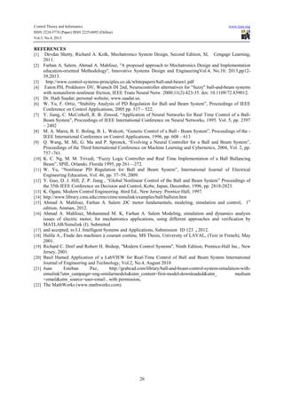 Mechatronics design of ball and beam system education and research | PDF