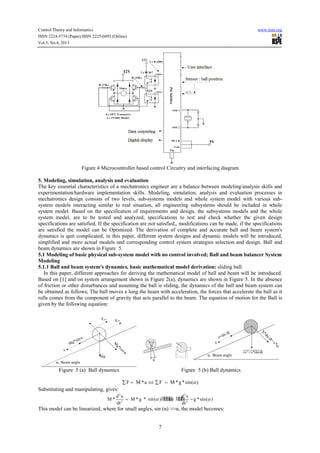 Mechatronics design of ball and beam system education and research | PDF