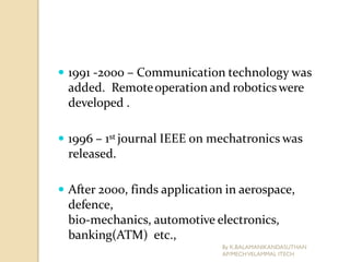 ME8791-Mechatronics introduction,systems and emerging areas | PDF