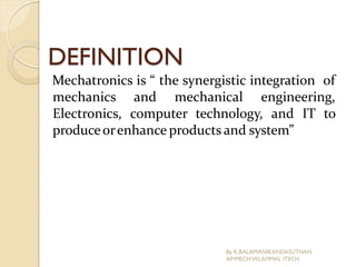 ME8791-Mechatronics introduction,systems and emerging areas | PDF