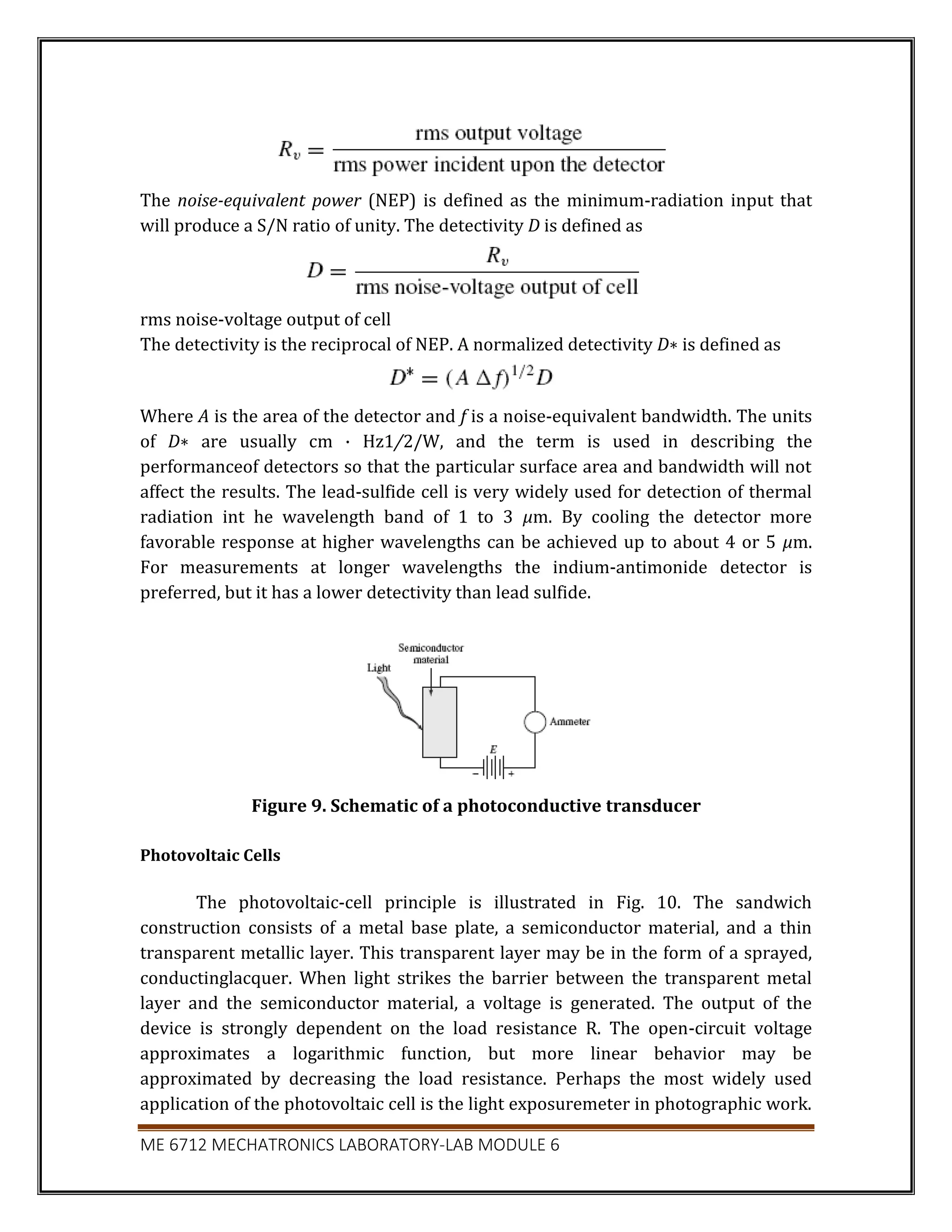 Mechatronics lab | PDF