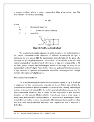 Mechatronics lab | PDF