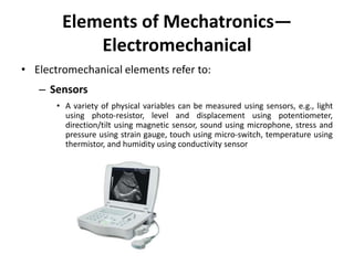 Mechatronics lect1 | PPTX